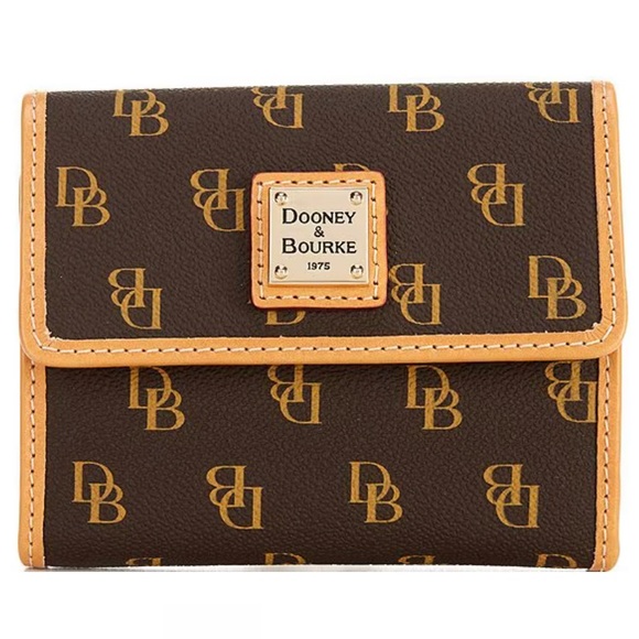 Dooney & Bourke | Bags | Brand New Dooney Bourkeblakely Logo Small Flap ...